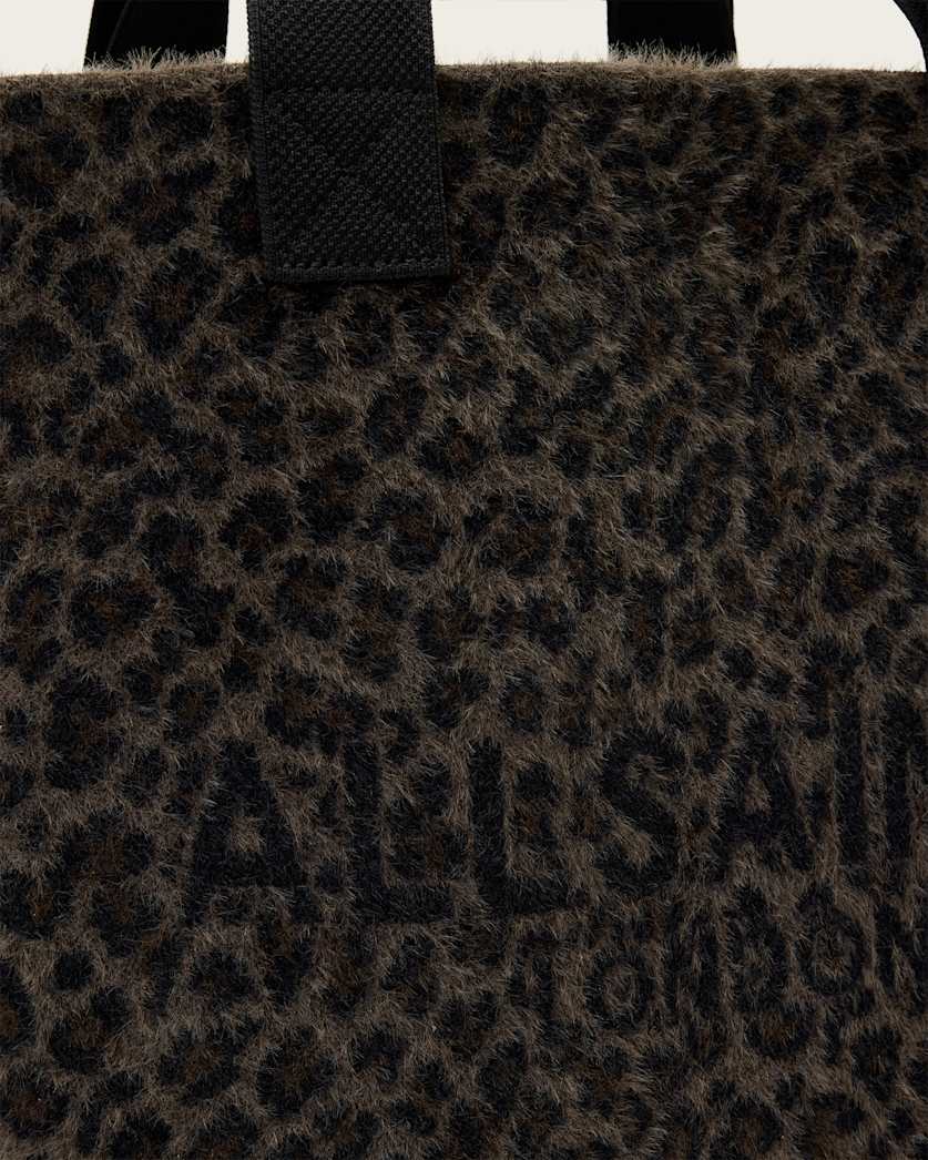 Izzy Leopard Large Tote Bag LEOPARD BROWN | ALLSAINTS US